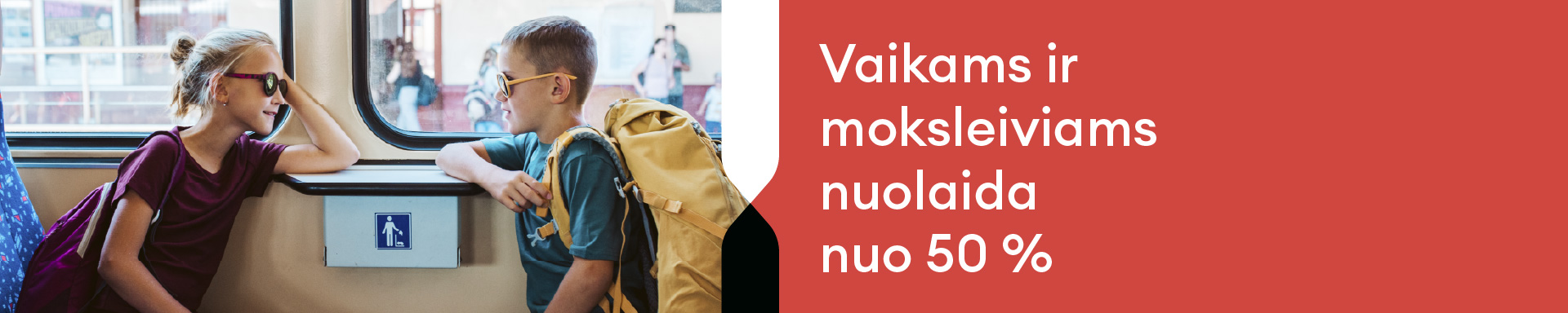 Nuolaida vaikams ir moksleiviams | LTG Link