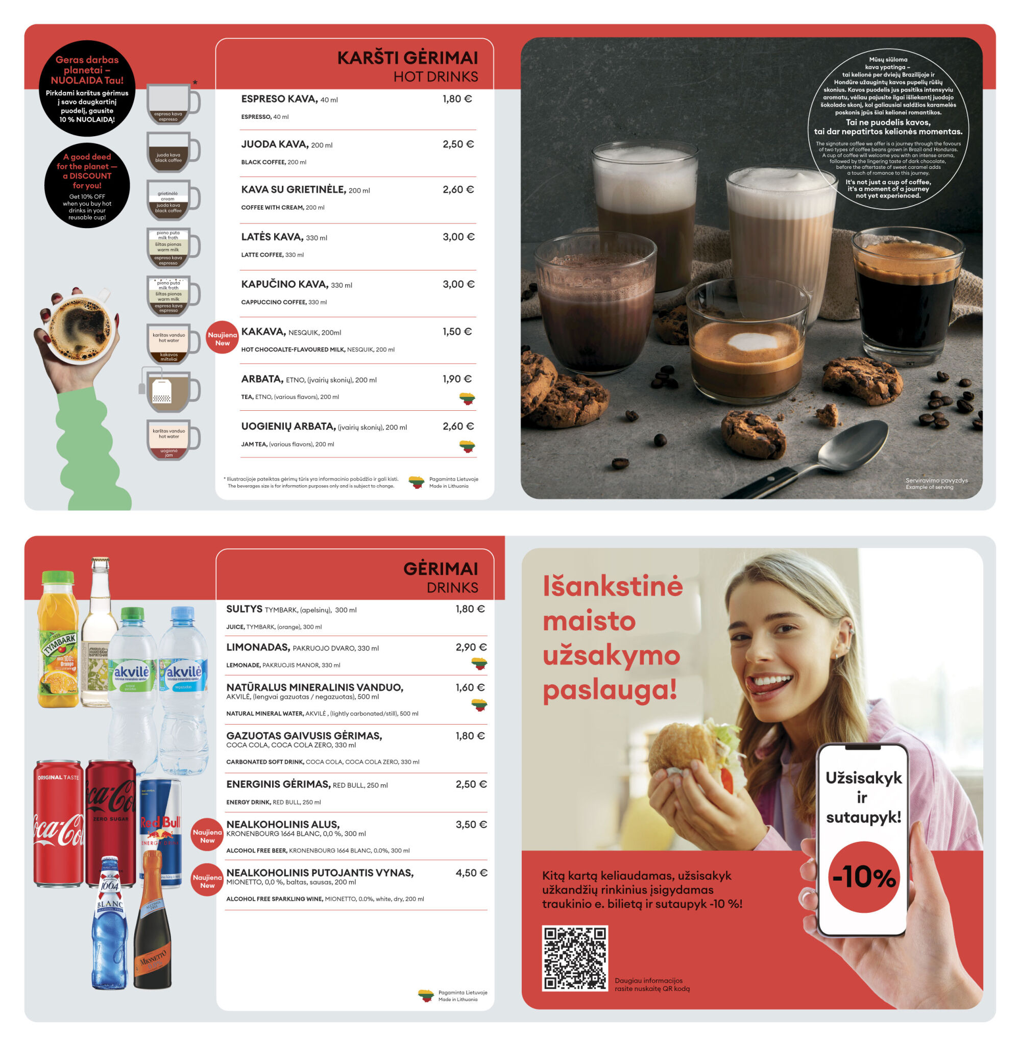 Maistas traukiniuose | LTG Link