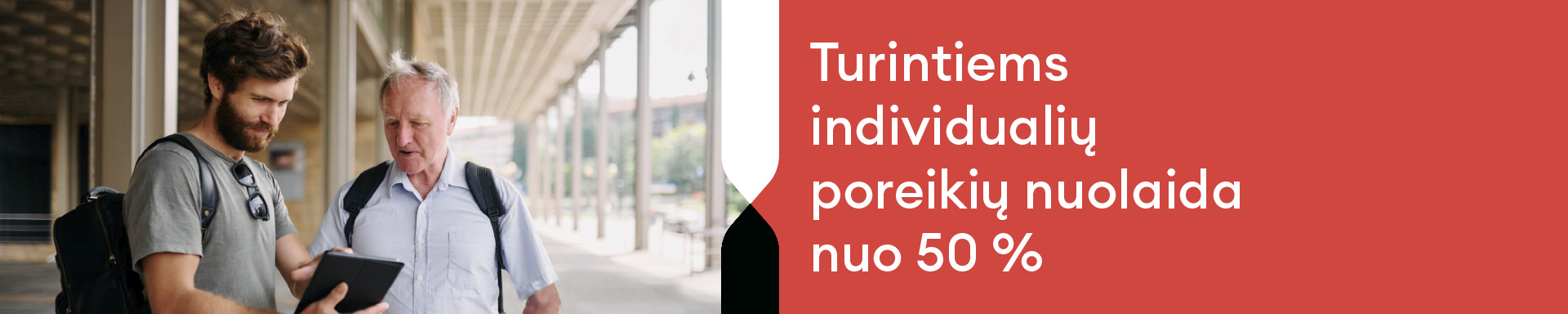 Nuolaida turintiems individualių poreikių | LTG Link